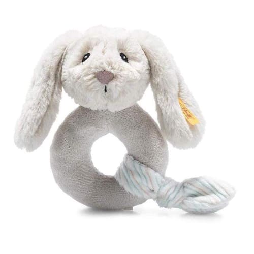Soft Cuddly Friends: Hoppie Rabbit Grip Toy With Rattle - Smart Home ...