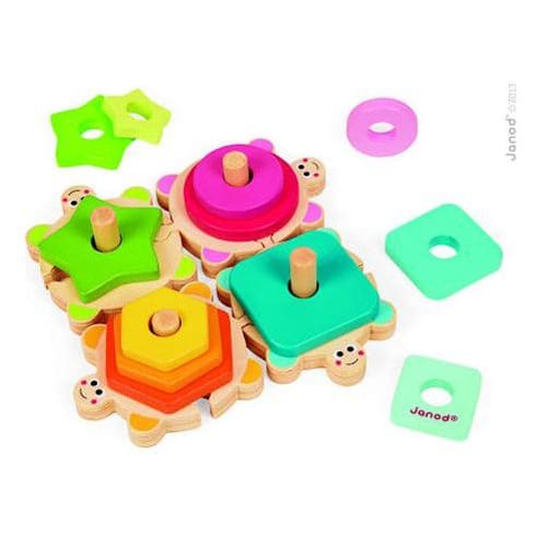 Wood Stackable Turtles - Smart Home - Zatu Home