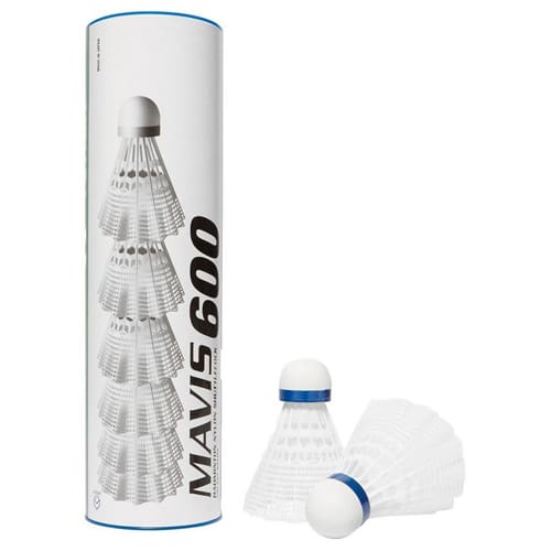 Yonex Mavis 600 Shuttles (Tube of 6): White - Smart Home - Zatu Home